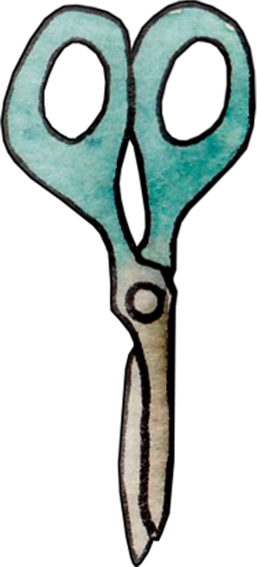 Transparent Scissor Clipart - Watercolor Scissors Clip Art - Png ...