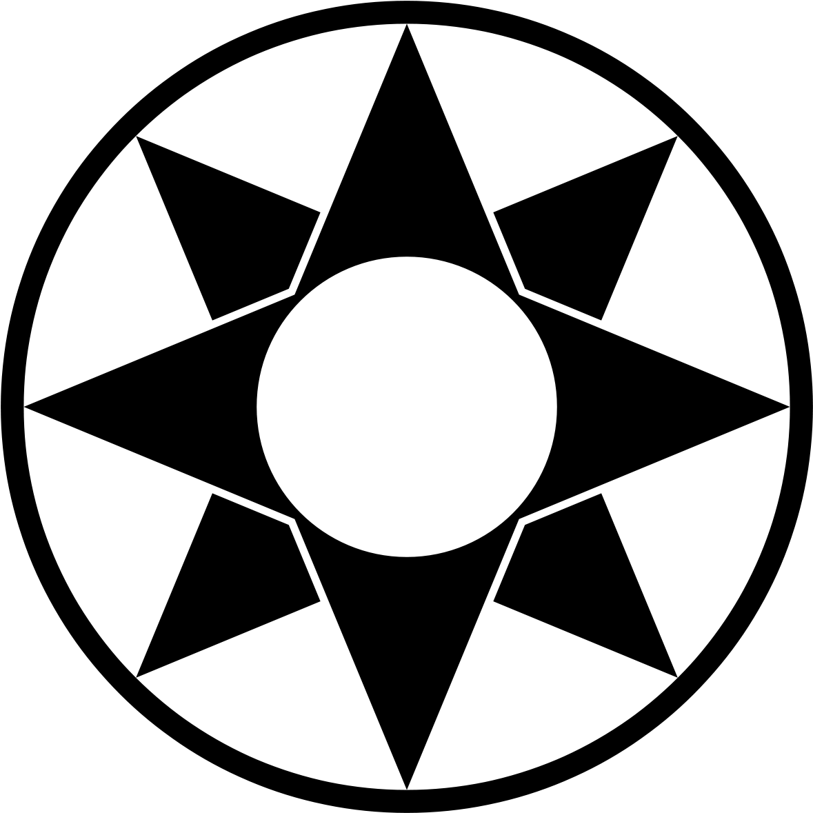 Second Star To The Right Peter Pan Compass Clipart - Native American ...