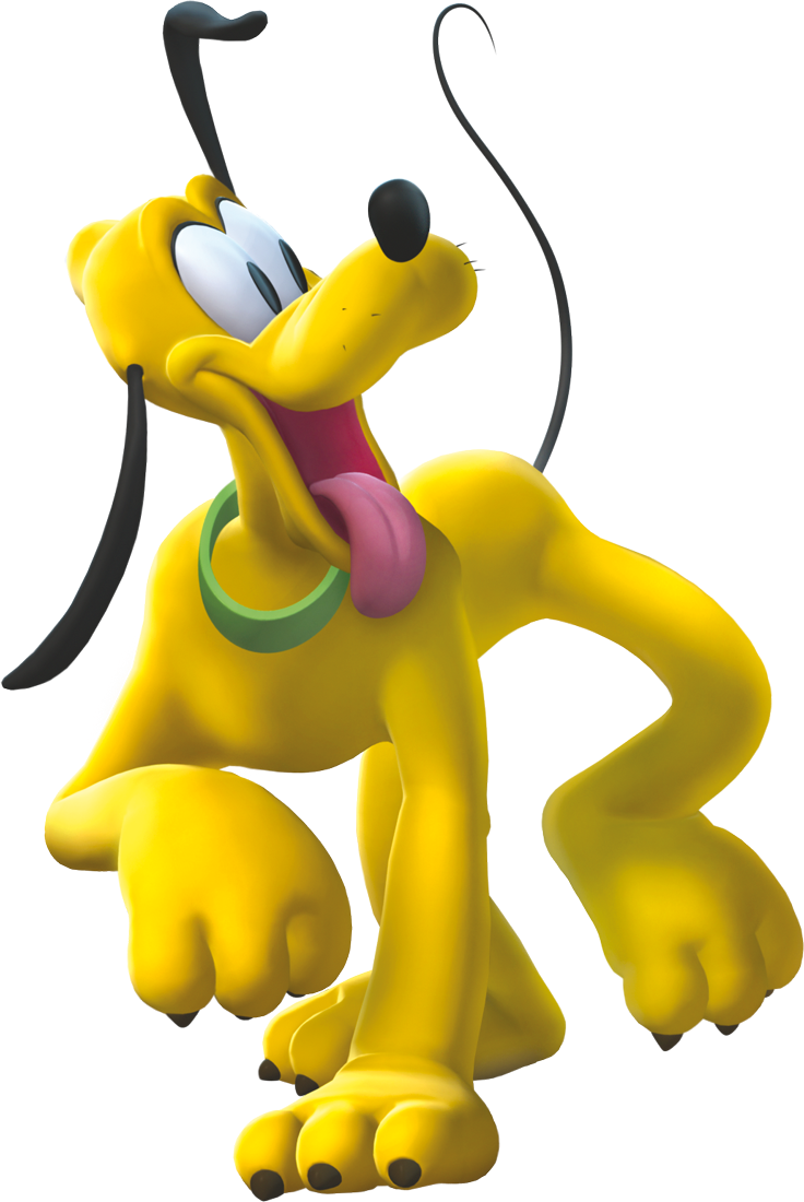 Disney Pluto 3d Clipart - Full Size Clipart (#5227006) - PinClipart