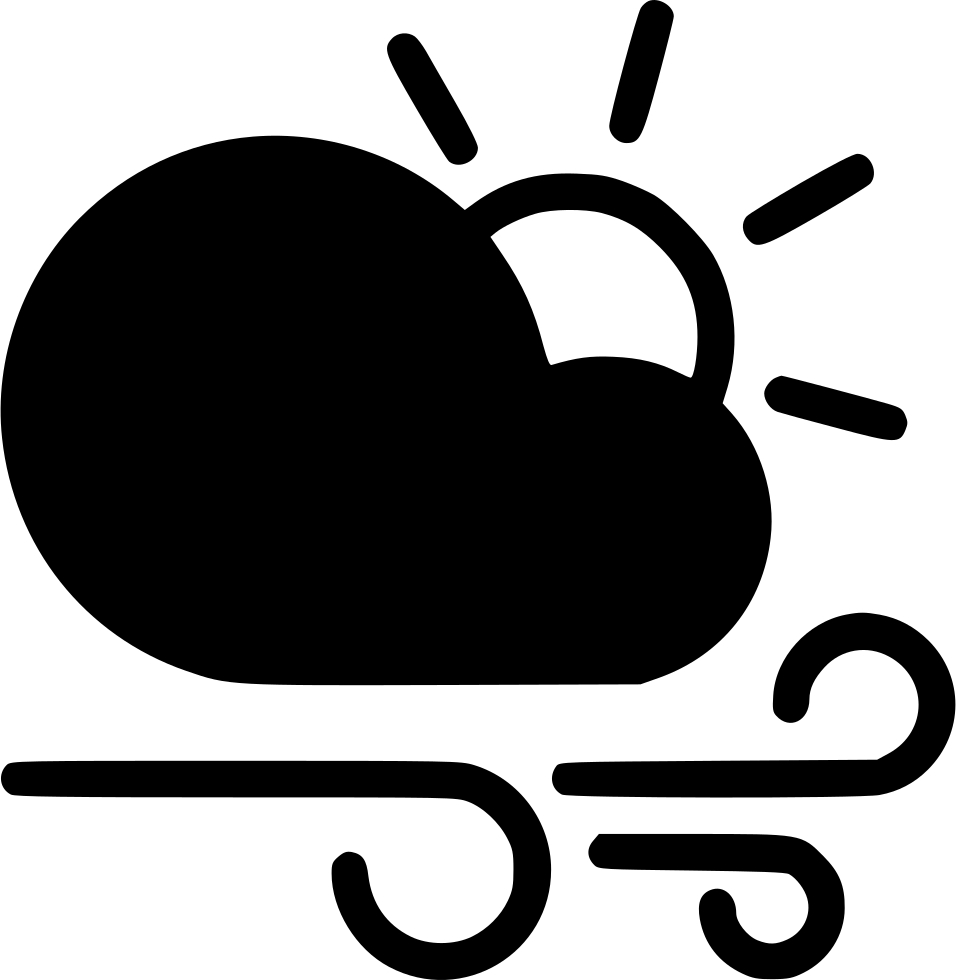 Download Transparent Gust Of Wind Clipart - Cloud Wind Icons - Png ...