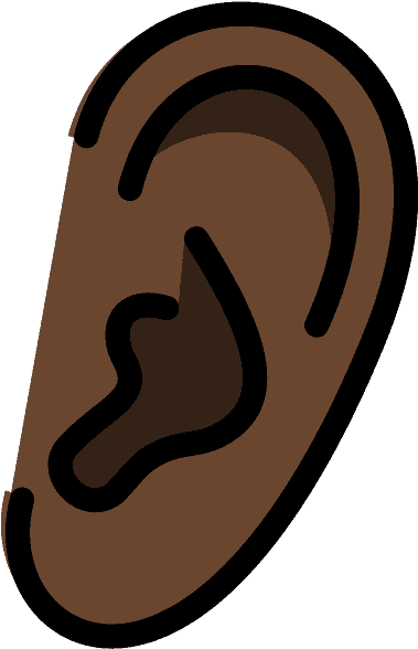Ear Emoji Clipart - Png Download - Full Size Clipart (#5228290 ...