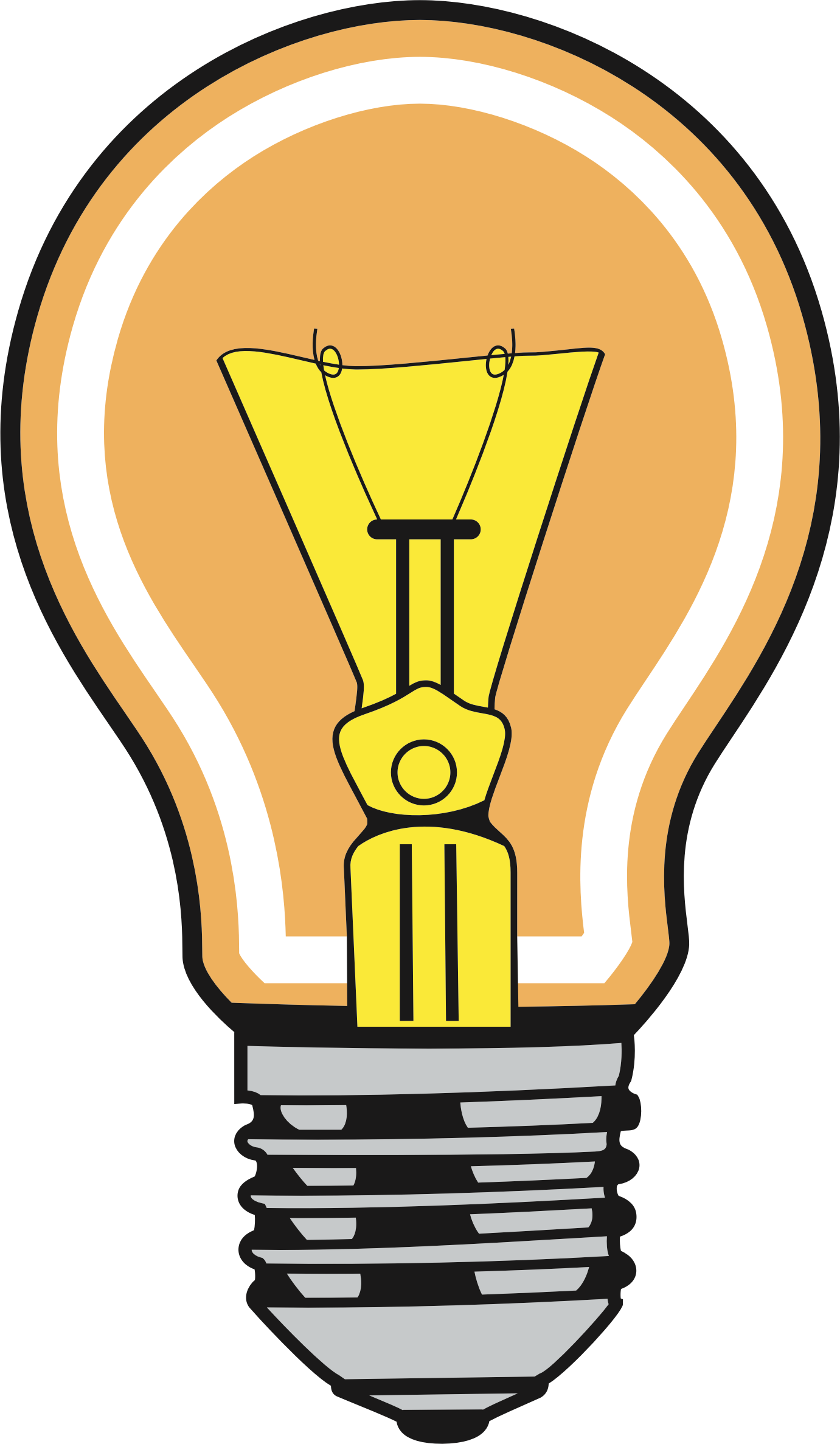 Incandescent Light Bulb Clip Art Others Transprent - Incandescent Light ...