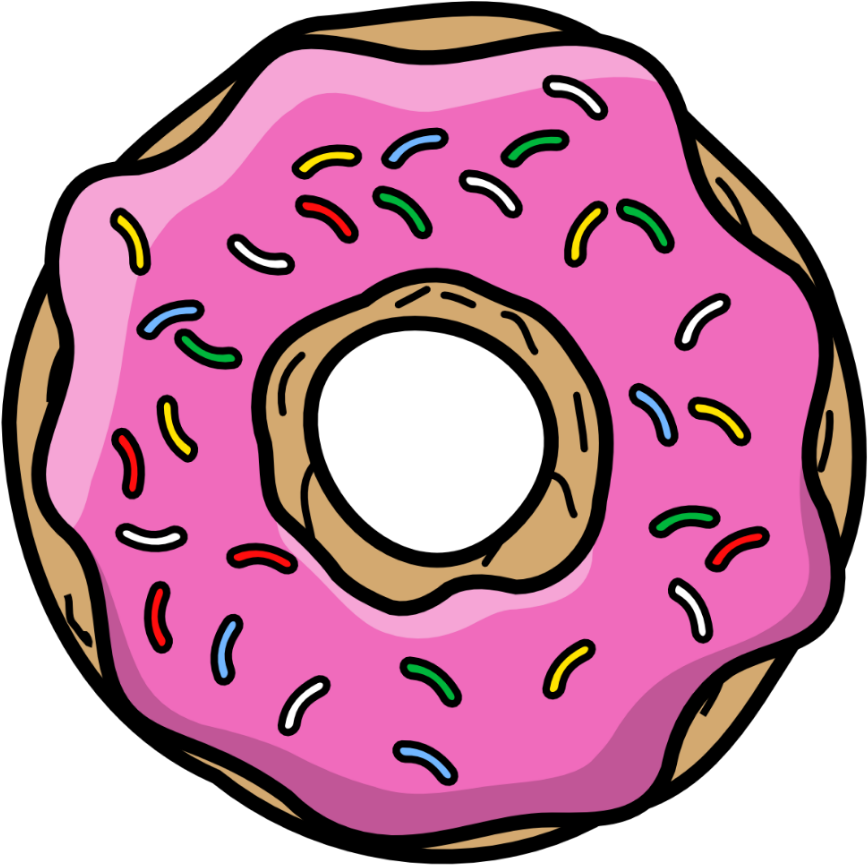 Donuts Portable Network Graphics Clip Art Bakery Image - Simpsons Donut ...
