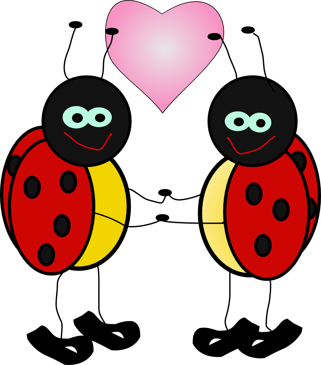 February Clipart Love Bug, February Love Bug Transparent - Clip Art ...