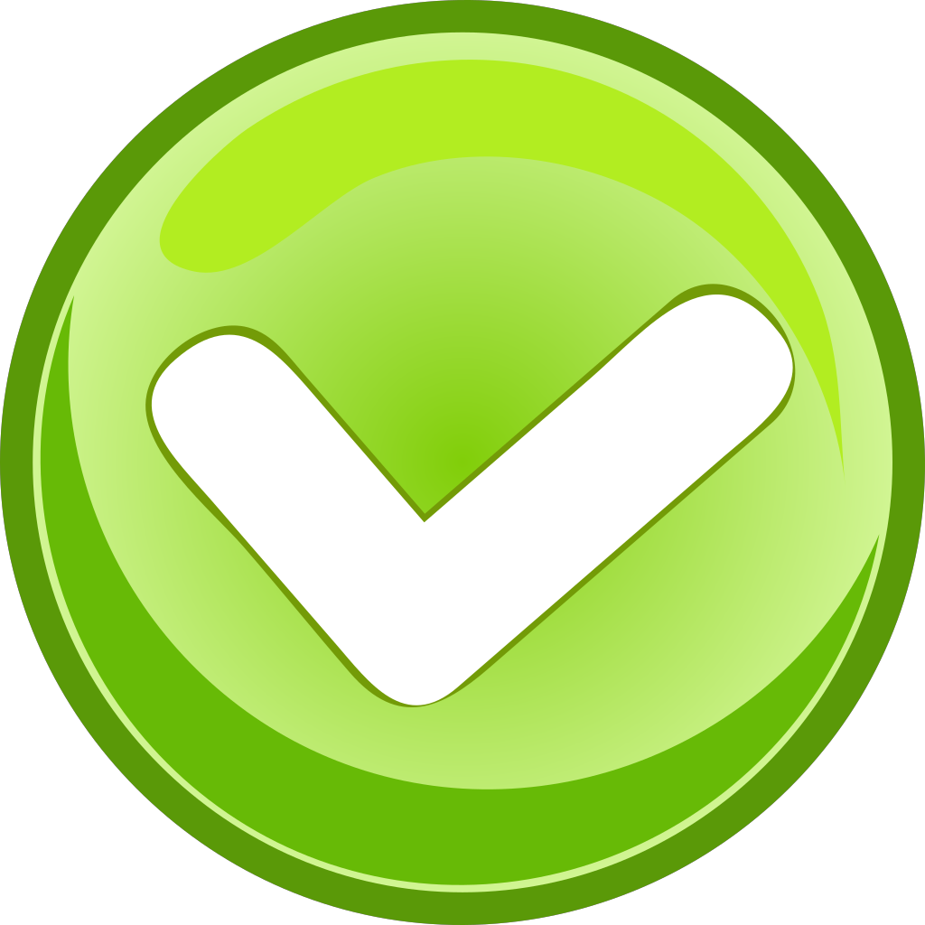 Check Mark Button Svg Clip Arts Circle Png Download Full Size 