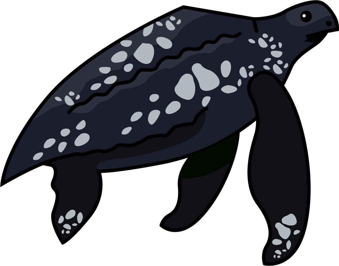 Leatherback Sea Turtle Clipart - Png Download - Full Size Clipart ...
