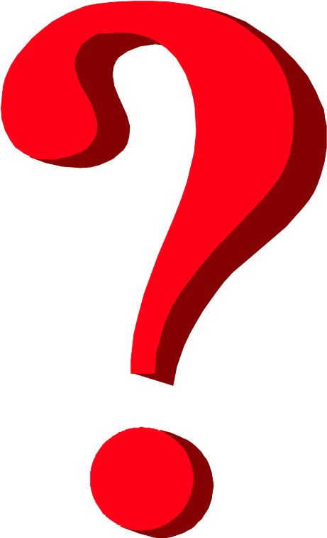 Question Mark Clipart Bacteria - Question Mark Red Png Transparent Png ...