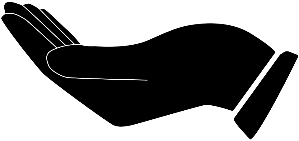 Cupped Hands Png - Cupped Hand Silhouette Clipart - Full Size Clipart ...