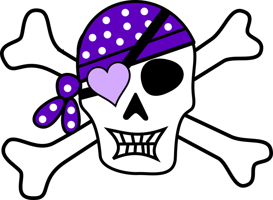 Clipart Halloween Skeleton Vector Pirate Skeleton Clipart - Cute Pirate ...