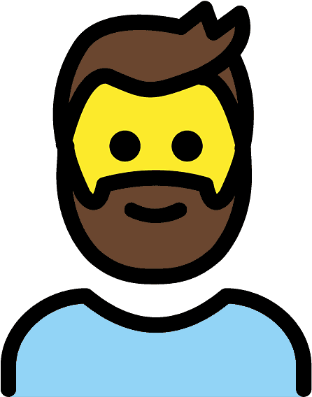 Beard Emoji Clipart - Png Download - Full Size Clipart (#5235165 ...