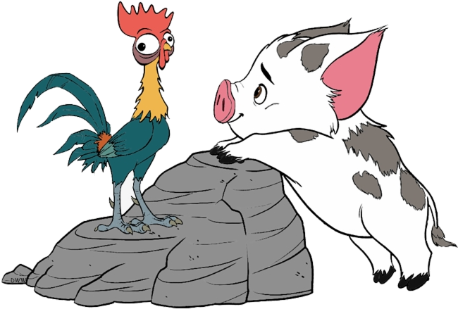 Download Moana Heihei Pua Clipart Free Transparent Png - Pua And Hei ...