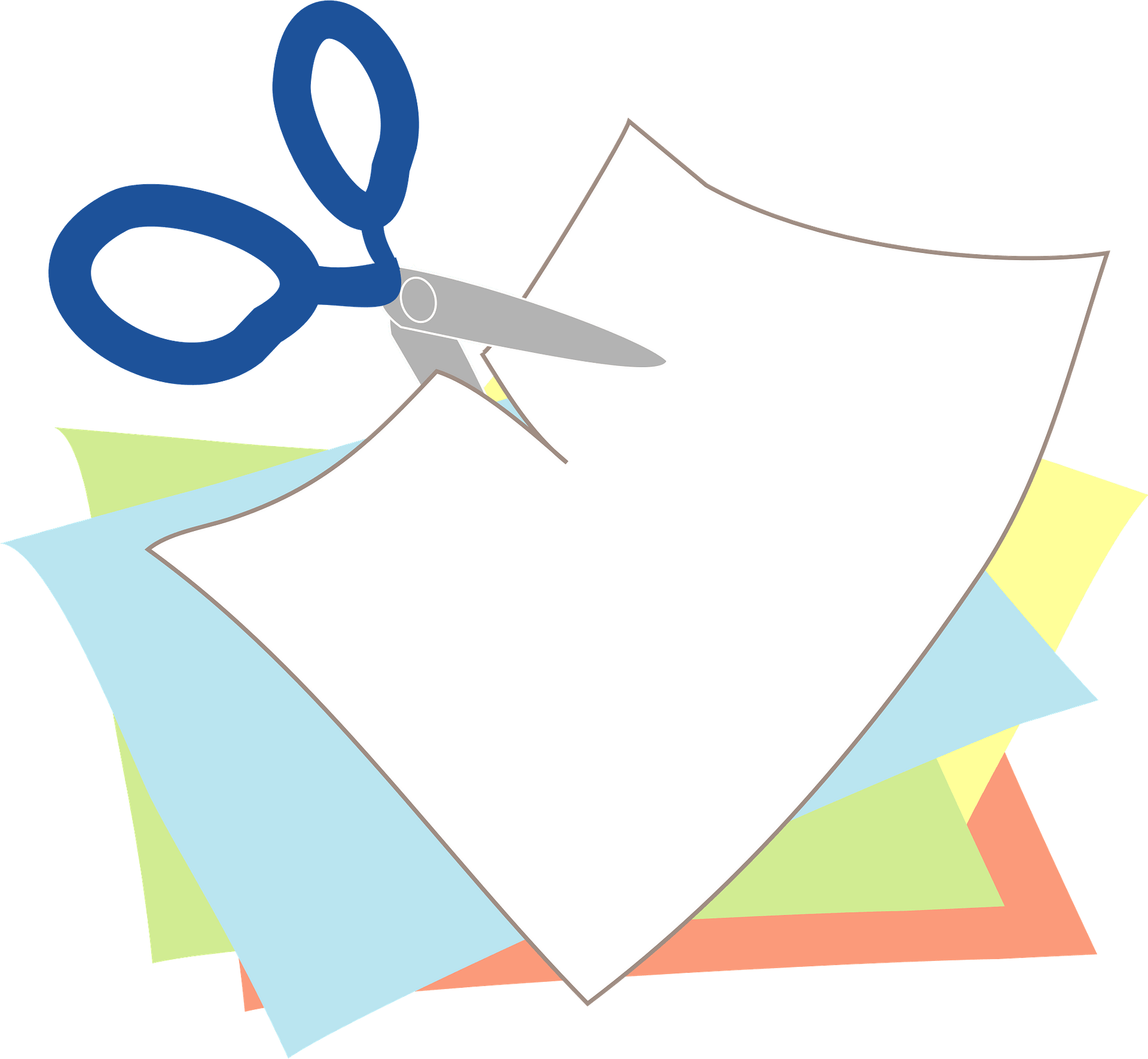 Scissors Paper Clipart - Illustration - Png Download - Full Size ...