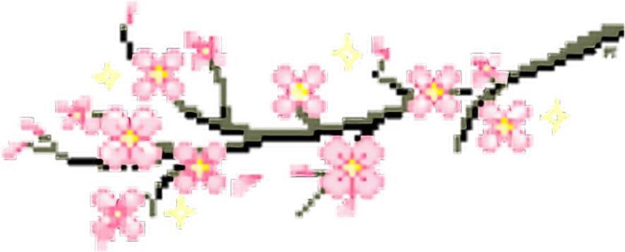 Blossom Clipart Kawaii - Cherry Blossom Gif Transparent - Png Download ...