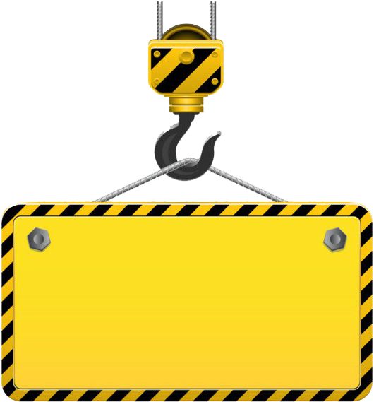 Download Blank Construction Sign Transparent - Clip Art Construction ...