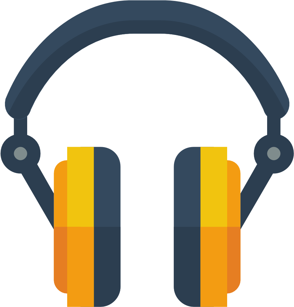 Icon Headphones Vector Png Clipart - Full Size Clipart (#5237666 ...