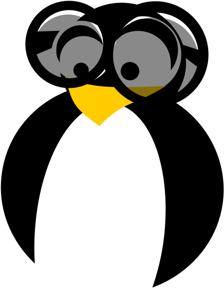 Smart Tux - Smart Penguin Clipart - Full Size Clipart (#5237933 ...