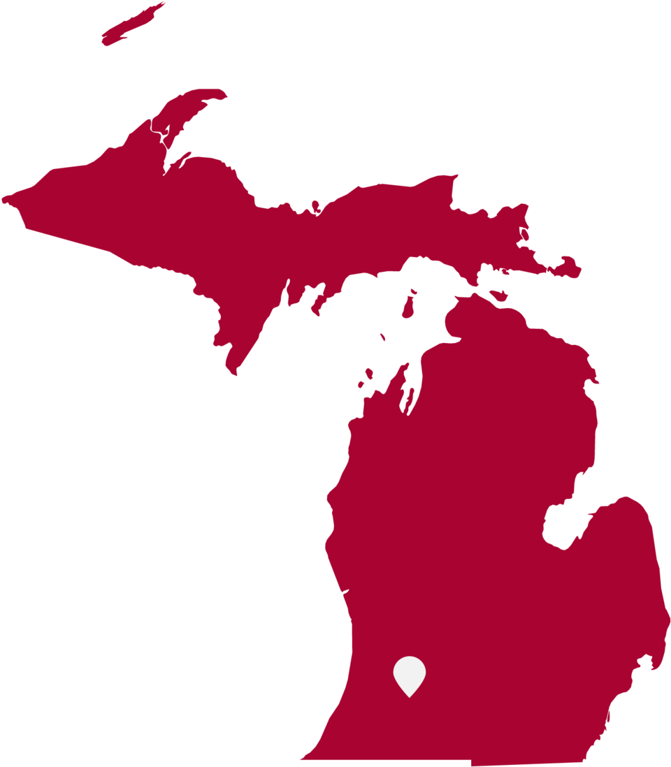 Michigan Kalamazoo@2x - Michigan Counties With Eee Clipart - Full Size ...