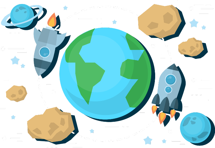 Earth And Space Clip Art , Png Download - Earth And Space Clipart Png ...