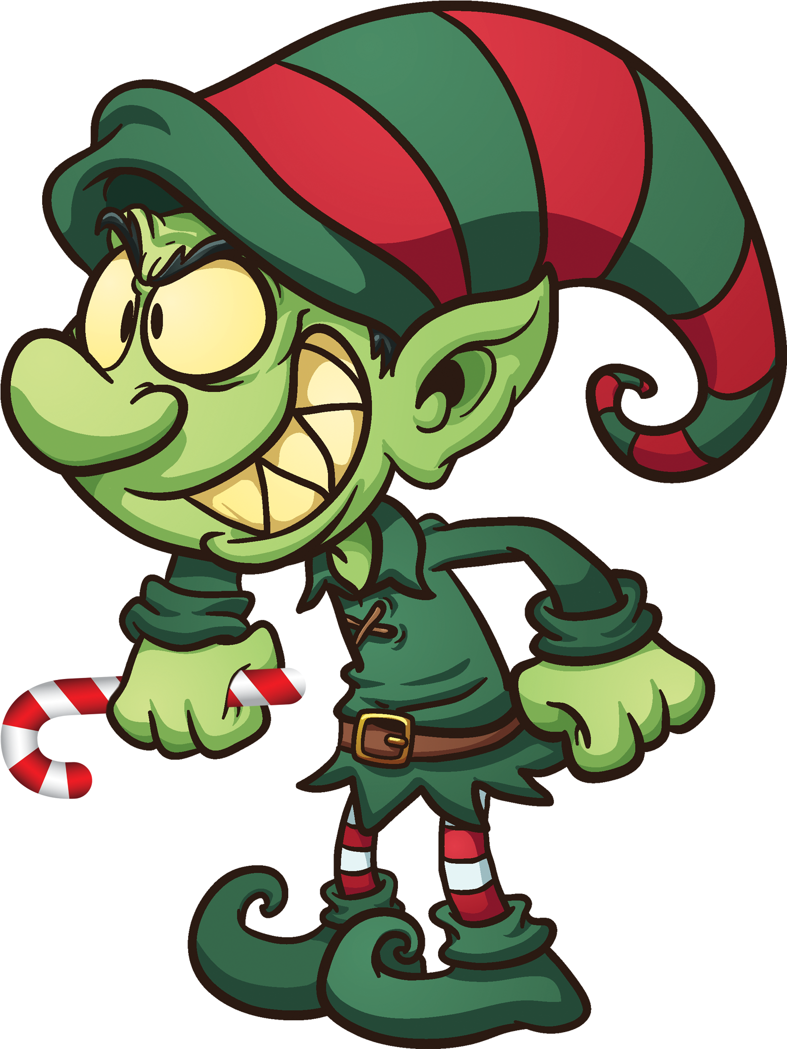 Evil Christmas Elf Clipart - Full Size Clipart (#5244806) - PinClipart