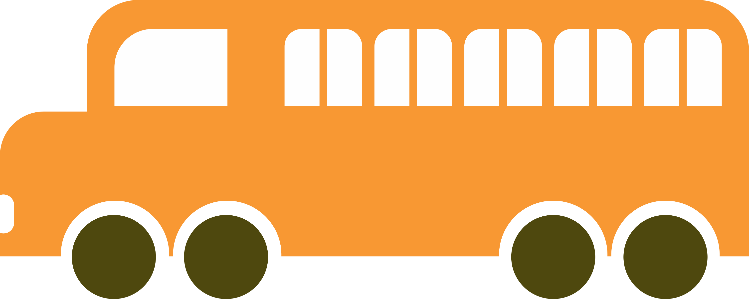 Orange Bus Clipart - Png Download - Full Size Clipart (#5245224 ...