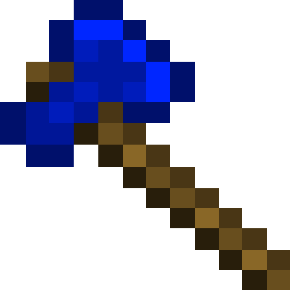 Minecraft Gold Clipart - Transparent Minecraft Diamond Pickaxe - Png ...