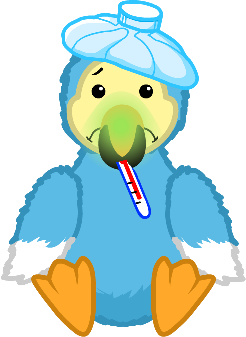 Sick Png File - Sick Bird Png Clipart - Full Size Clipart (#5248385 ...