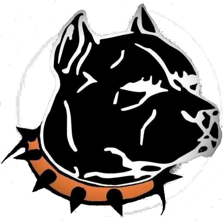 Pitbull Clipart Football - American Bully Head Logo - Png Download ...