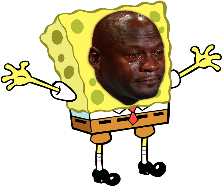 Download Jordan Crying Meme Clipart Png Free Download Spongebob ...