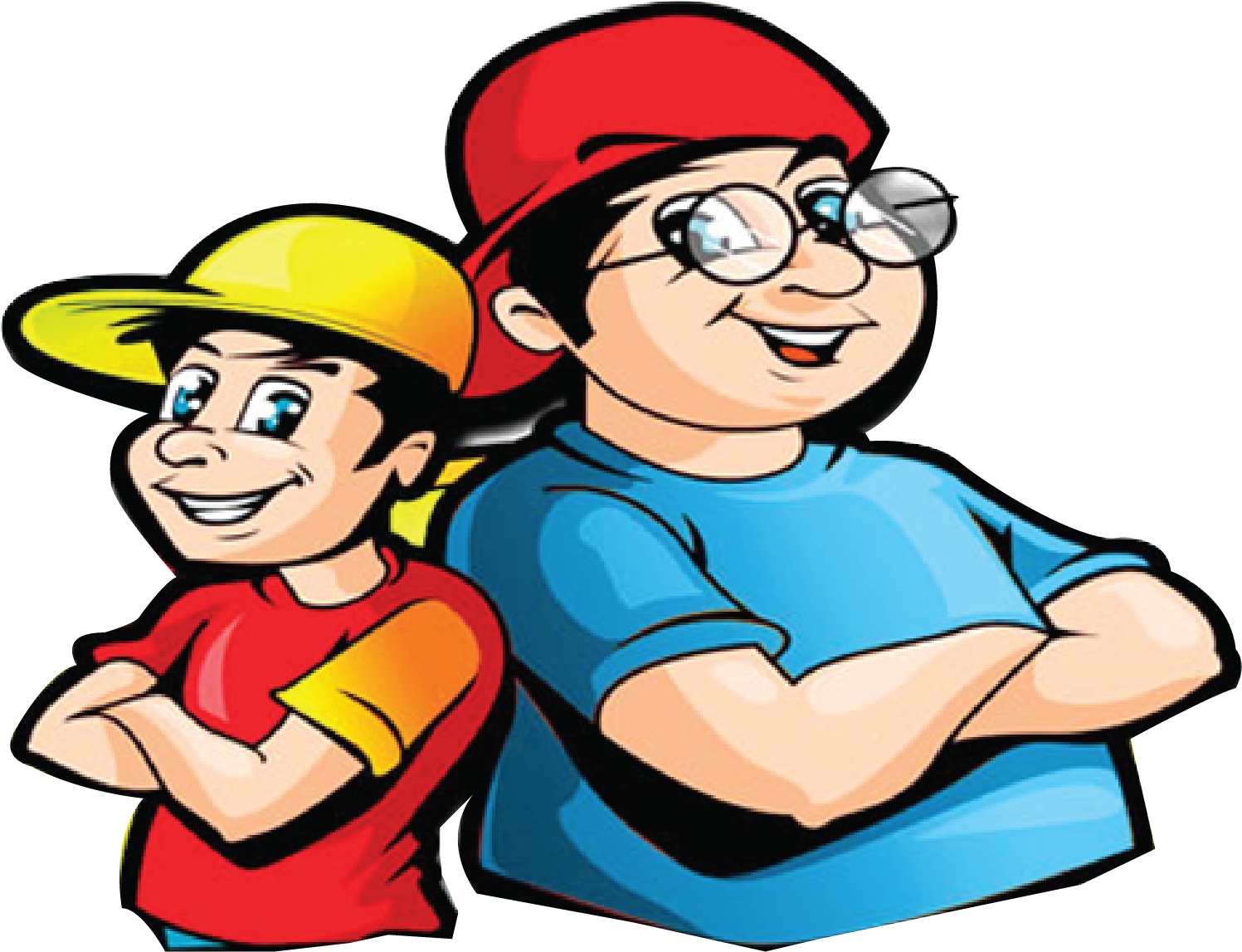 Charlie Waving Right Yellow - Cartoon Clipart - Full Size Clipart ...