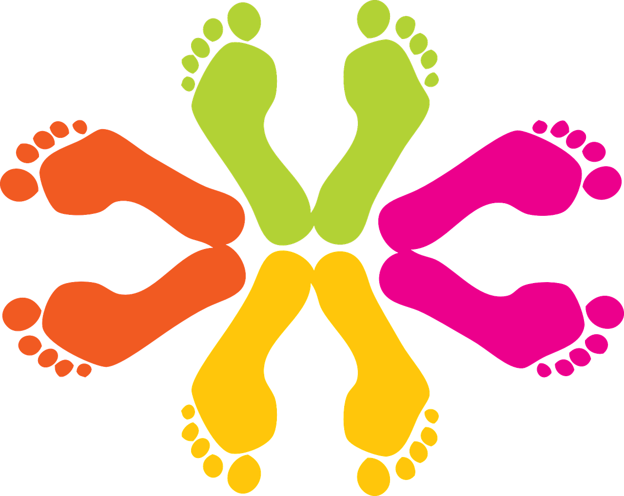 Transparent Foot Prints Png - Kids Feet Clip Art - Full Size Clipart ...