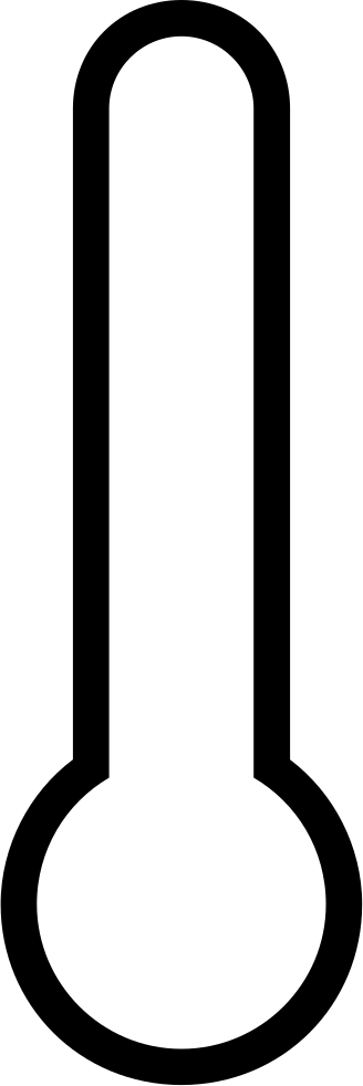 Download Temperature Thermometer Outline Interface Symbol Svg - Clip ...