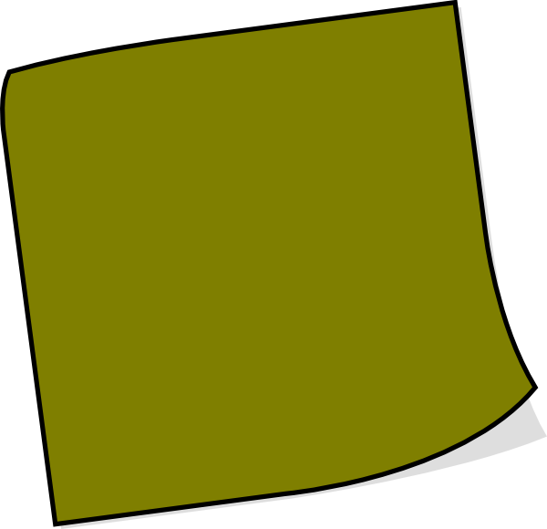 Download Brown Sticky Note Colour Clipart Transparent Background - Png ...