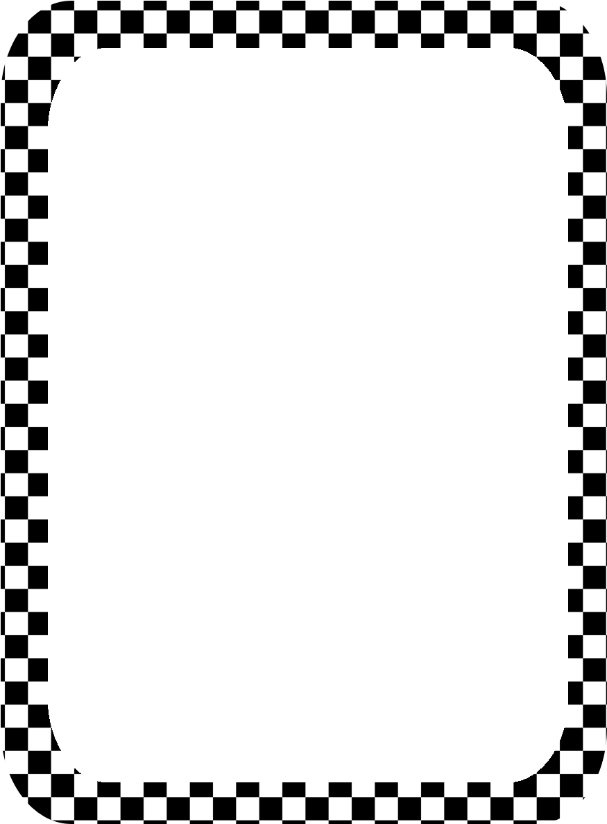 Race Checkered Border - Race Car Border Clipart - Png Download - Full ...