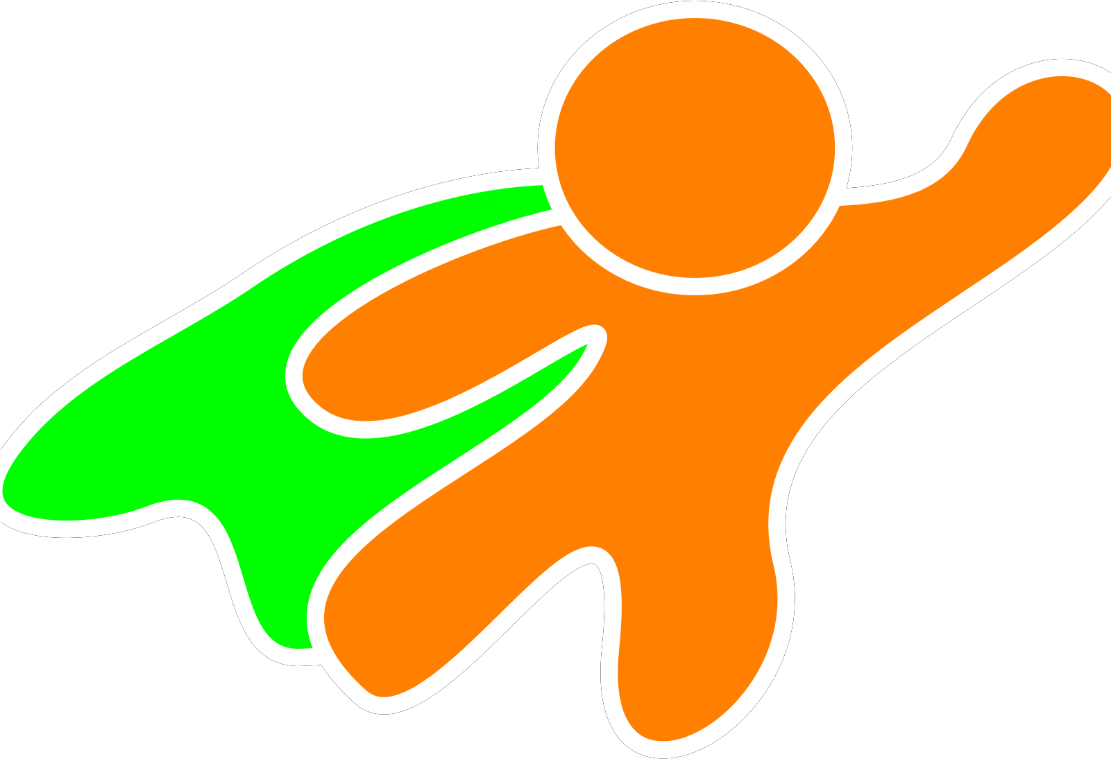 Stickman Superhero Png Clipart - Full Size Clipart (#5258932) - PinClipart