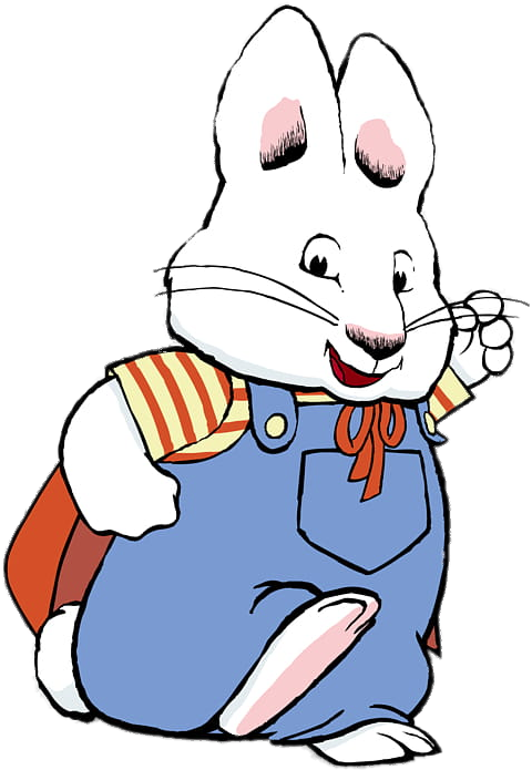 Download Max Bunny Wearing Cape - Max And Ruby Png Clipart (#5258978 ...