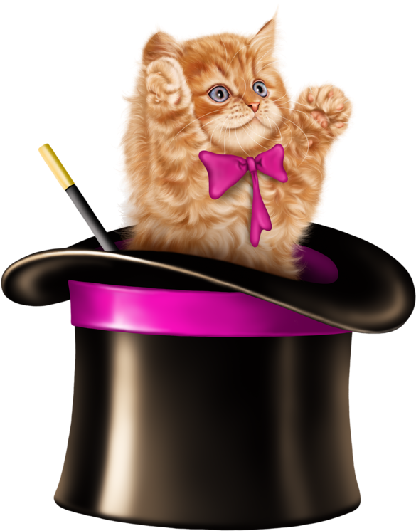 Download Kitten Cartoon, Kitten Images, Tube, Clip Art, Card - Cat In A ...