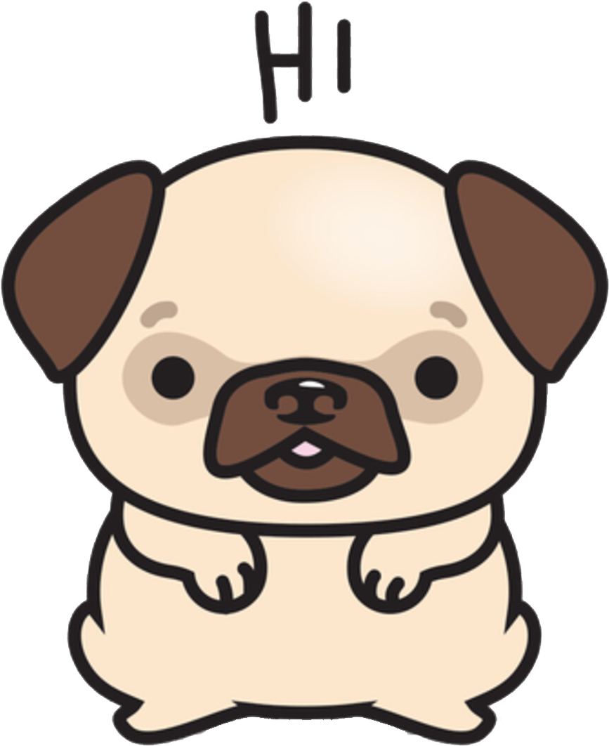 Download Kawaii Pug - Kawaii Dog Drawing Cute Clipart (#5260861 ...