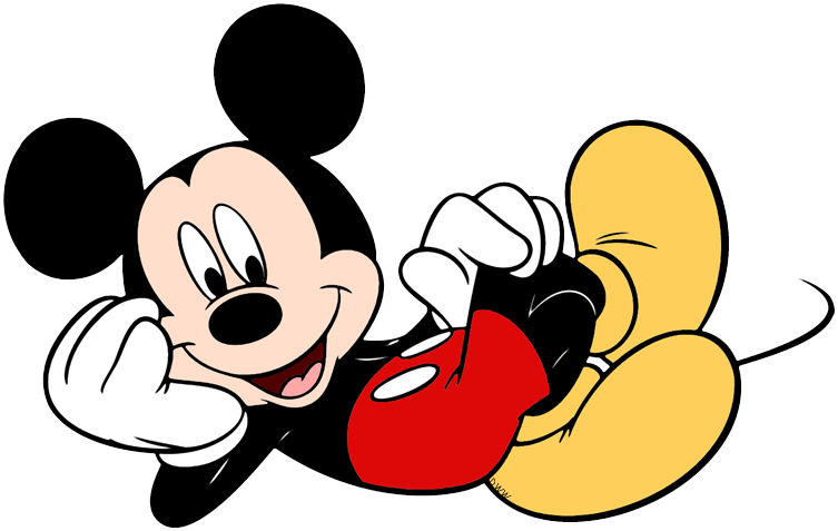 Download Mickey Mouse Laying Down Clipart - Png Download (#5261591 ...