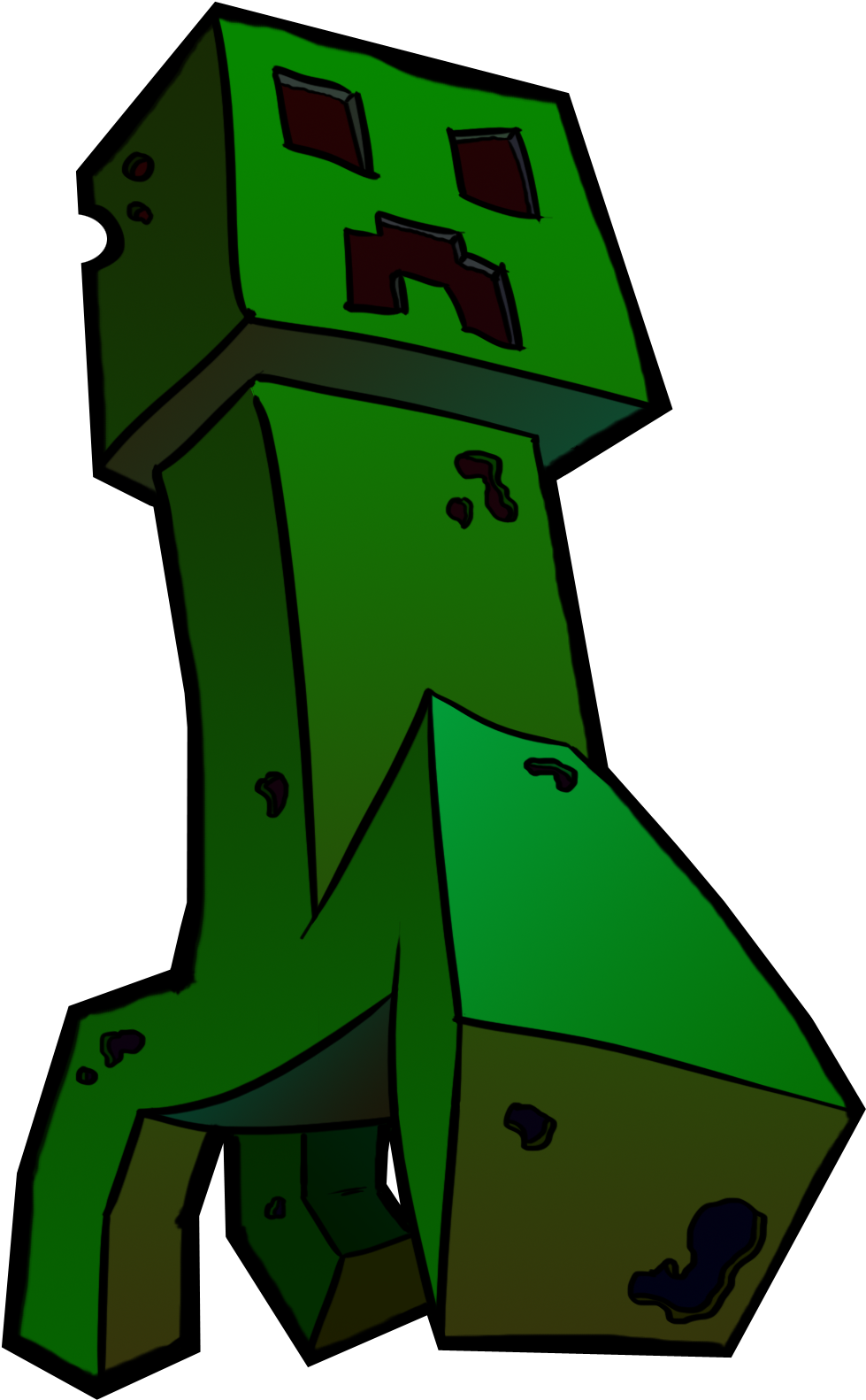 Minecraft Png - Minecraft Creeper Fan Art Clipart - Full Size Clipart ...