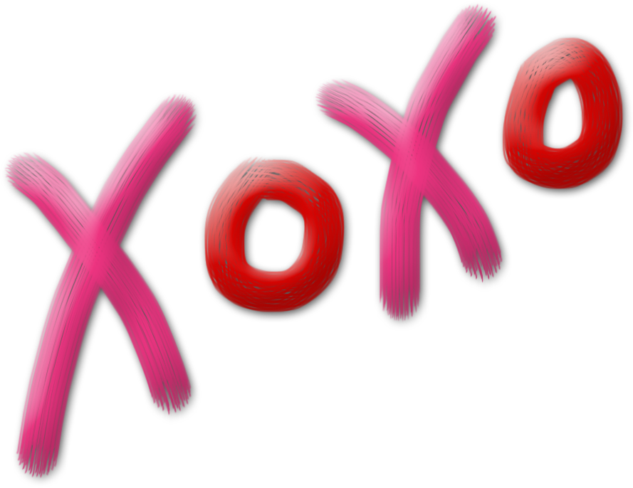 Xoxo Clip Art - Png Download - Full Size Clipart (#5266843) - PinClipart