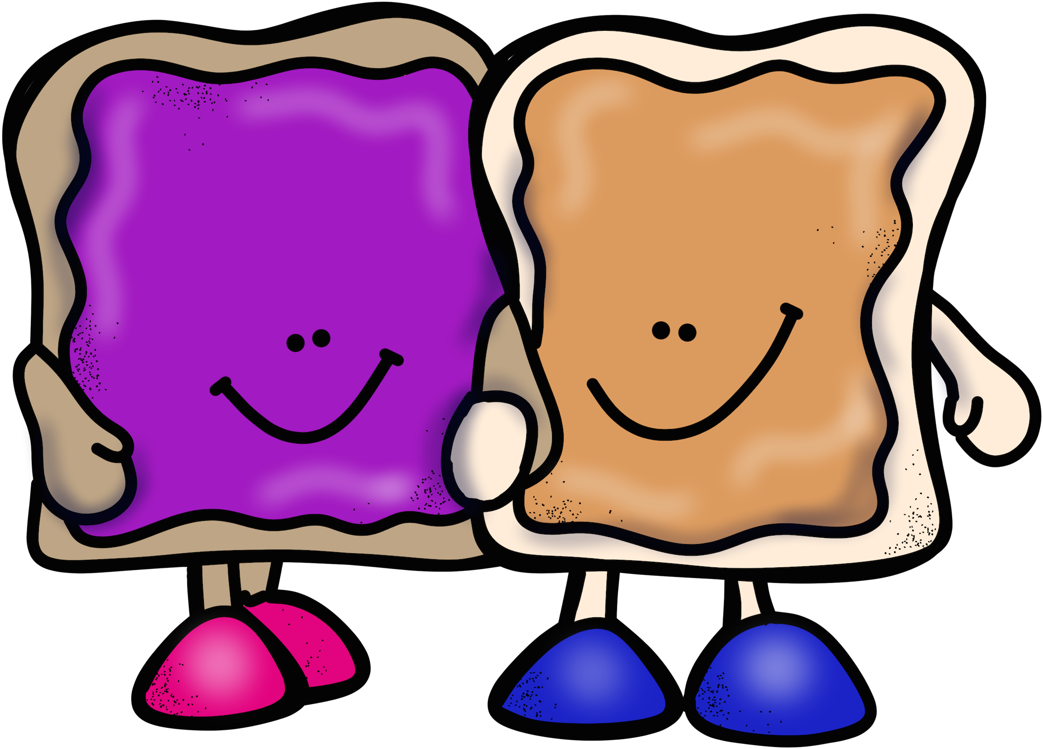 Sandwich Clipart Printable - Peanut Butter And Jelly Sandwich Clipart ...