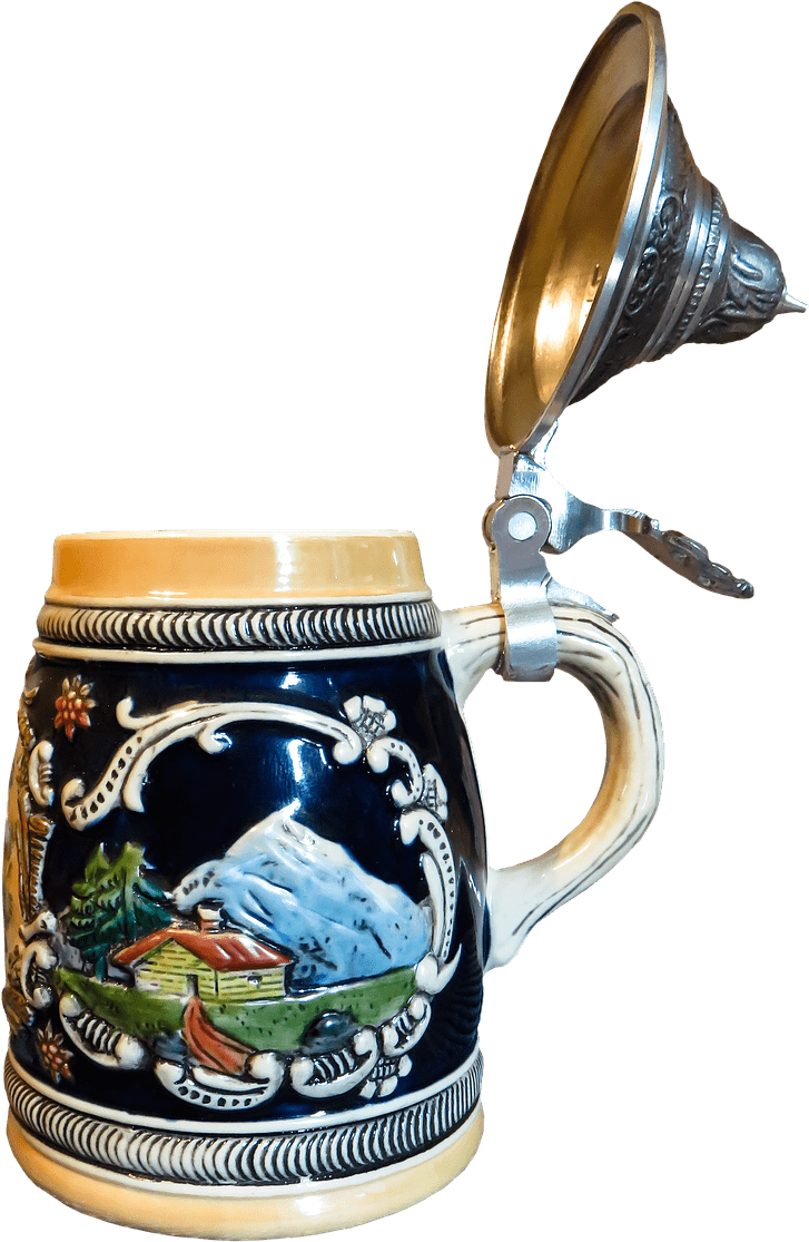 Beer Mug Mountain Decoration Clip Arts - Beer Glassware - Png Download ...