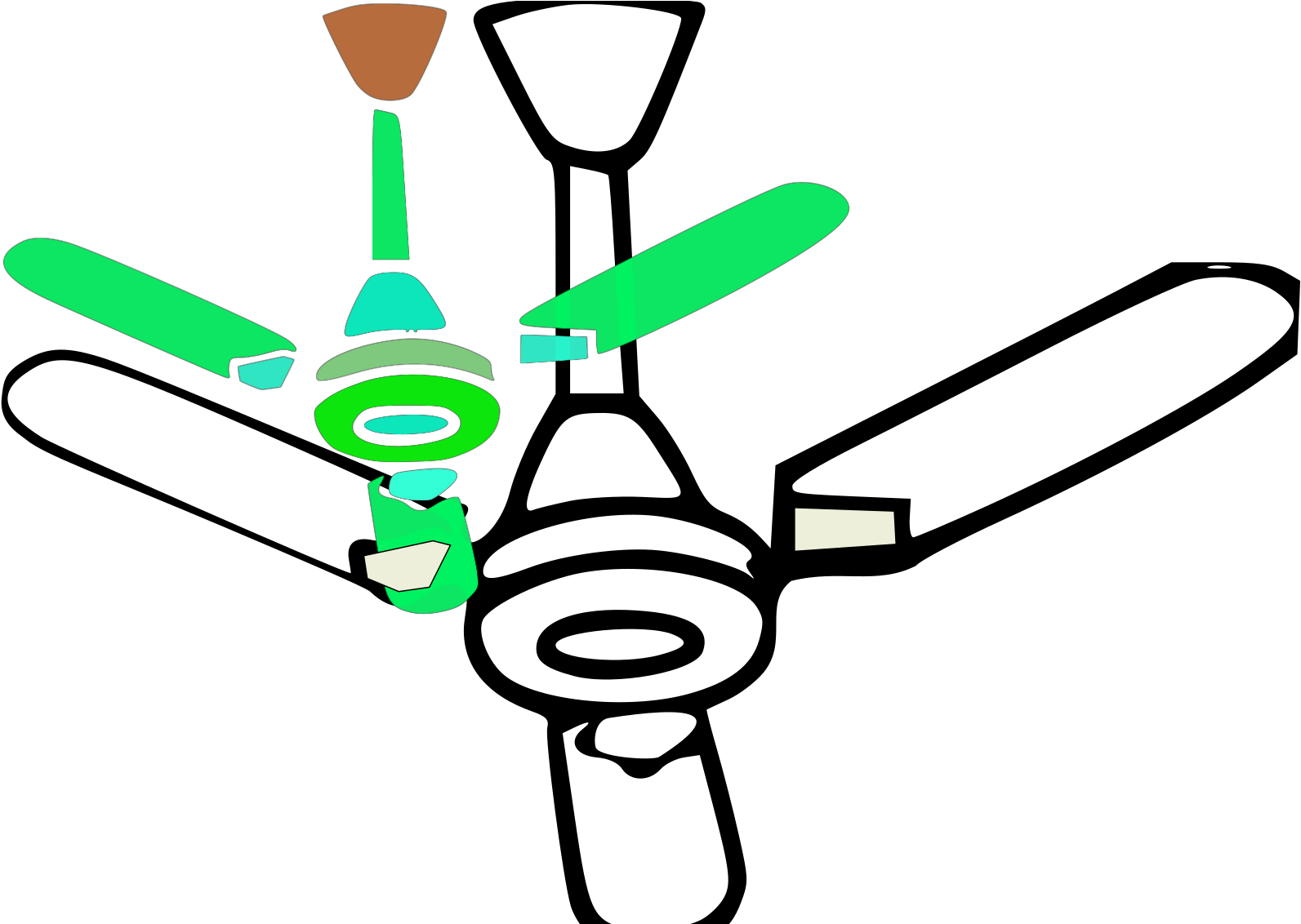 Animated Image Of A Ceiling Fan Clipart - Full Size Clipart (#5268866 ...