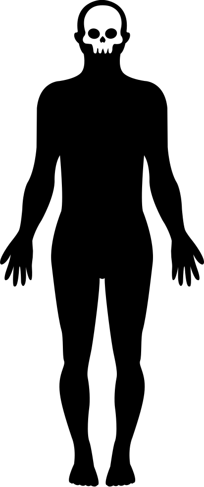 Body Shape Svg Png - Silueta Del Cuerpo Humano Clipart - Full Size ...