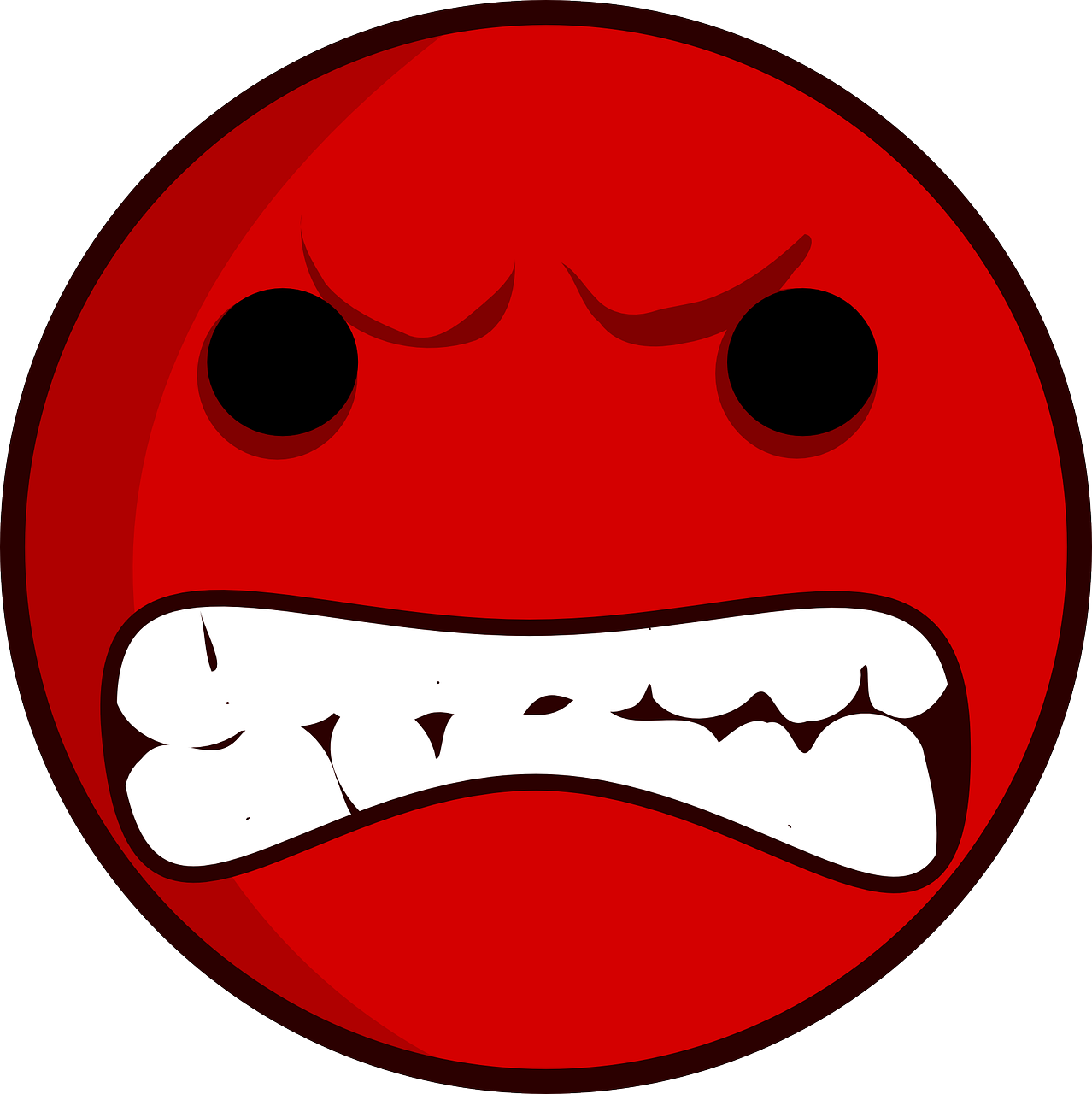 Transparent Monster Face Png - Mad Face Clipart - Full Size Clipart ...