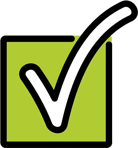 Check Mark And X Emoji