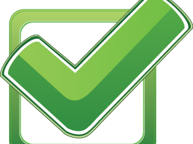 Transparent Check Mark Clipart - Green Check Box - Png Download - Full ...