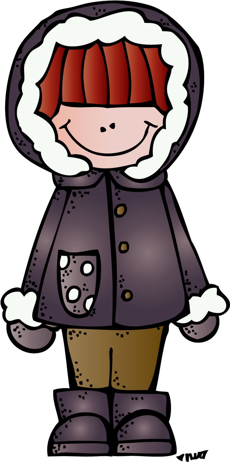 January Clipart January Cold, Picture - Winter Melonheadz Clipart - Png ...