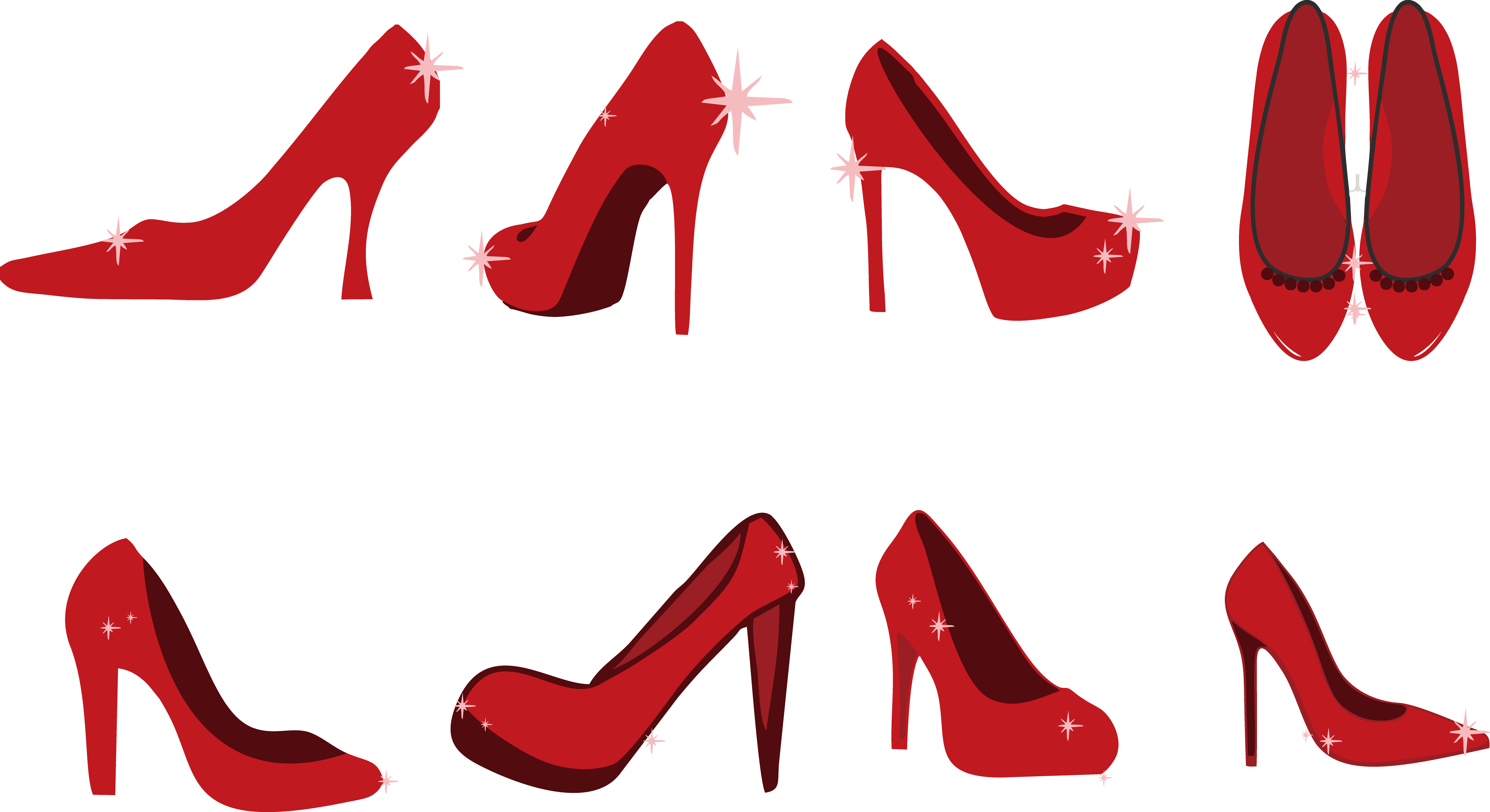 Download Sneakers Clipart Red Clothing - Red High Heel Clip Art - Png ...