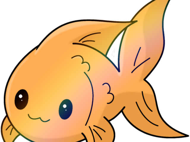 Kawaii Cute Fish Drawing Clipart - Full Size Clipart (#5275433 ...